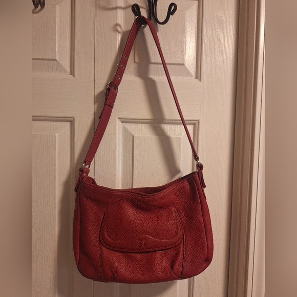 Stone Mountain Accessories | Bags | Lovely Red Bag Purse Shoulder Bag ...
